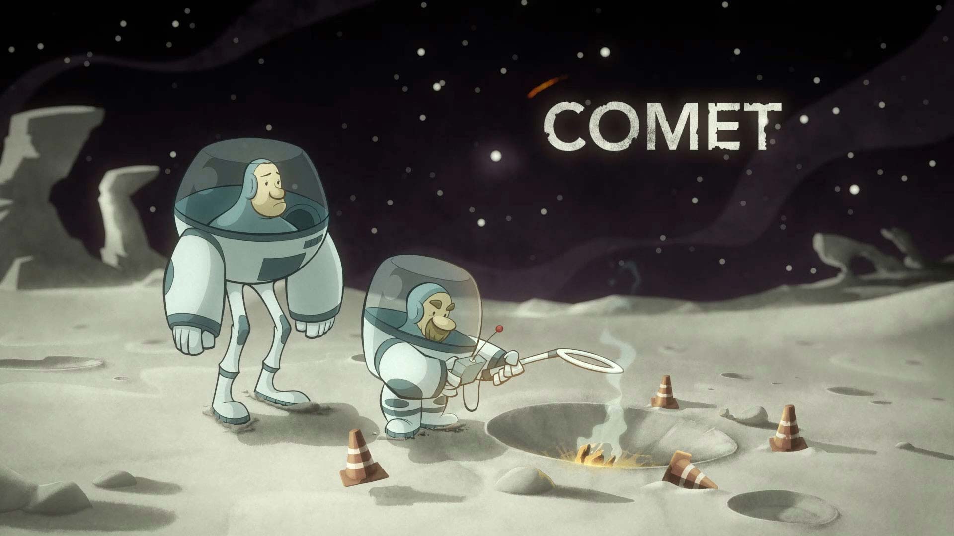 Banjo Playing Astronaut On Moon